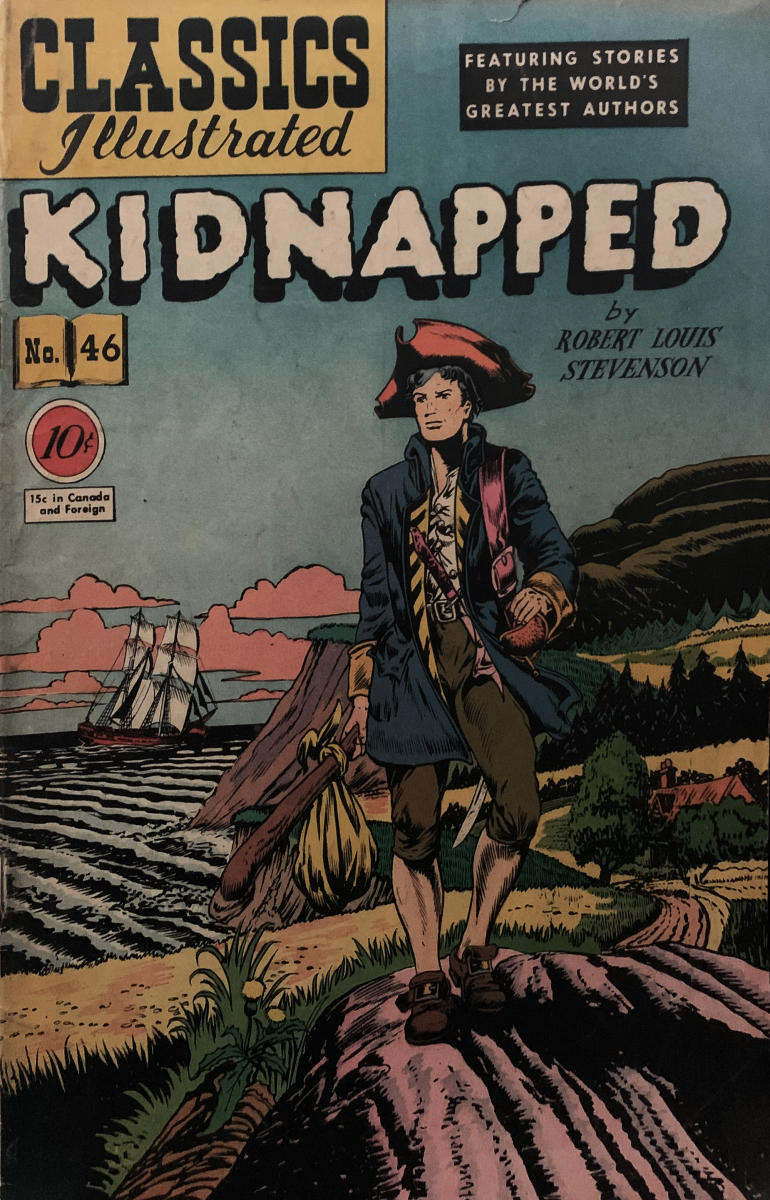 Classics Illustrated: Kidnapped Vintage Comic, 1948 at Wolfgang's