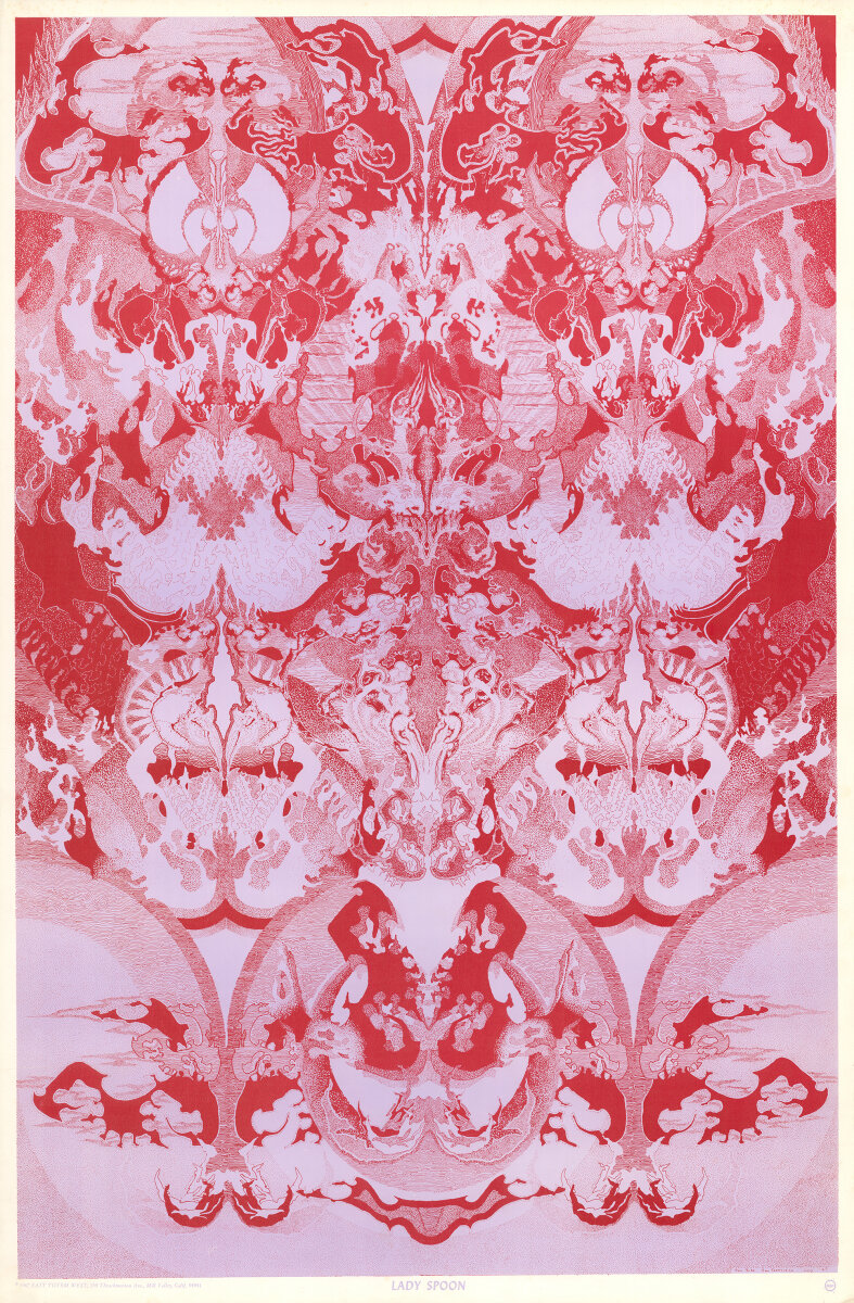 Lady Spoon Vintage Concert Poster, Jul 1, 1967 at Wolfgang's