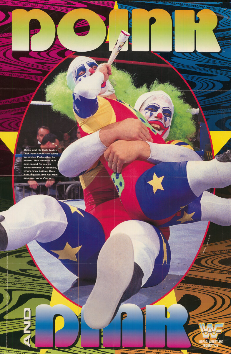 Doink and Dink Vintage Concert Poster, 1994 at Wolfgang's