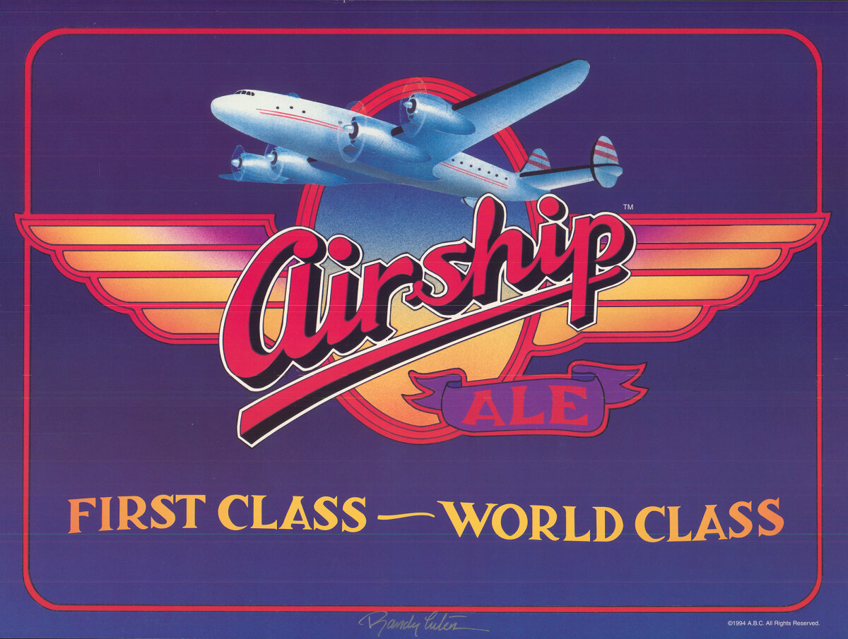 Airship Ale Vintage Concert Poster, 1994 at Wolfgang's
