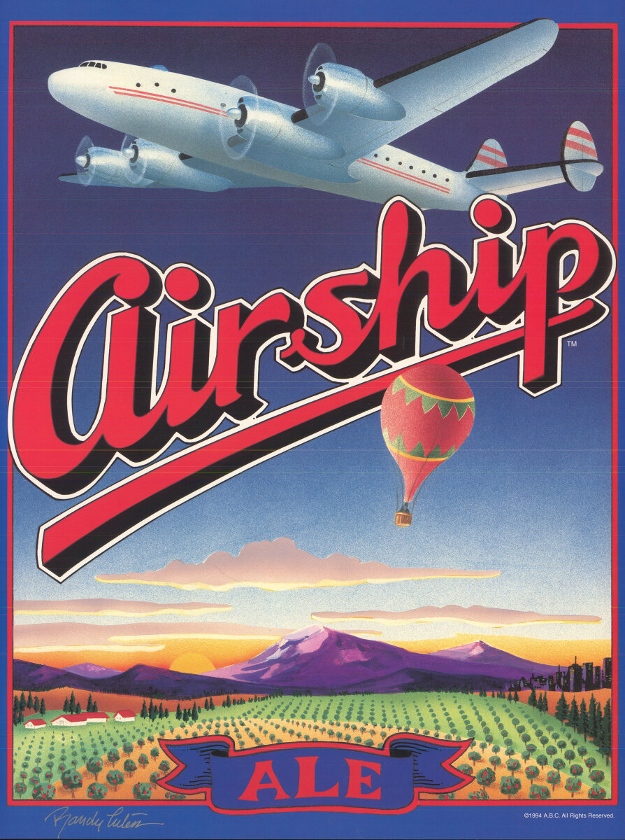 Airship Ale Vintage Concert Poster, 1994 at Wolfgang's