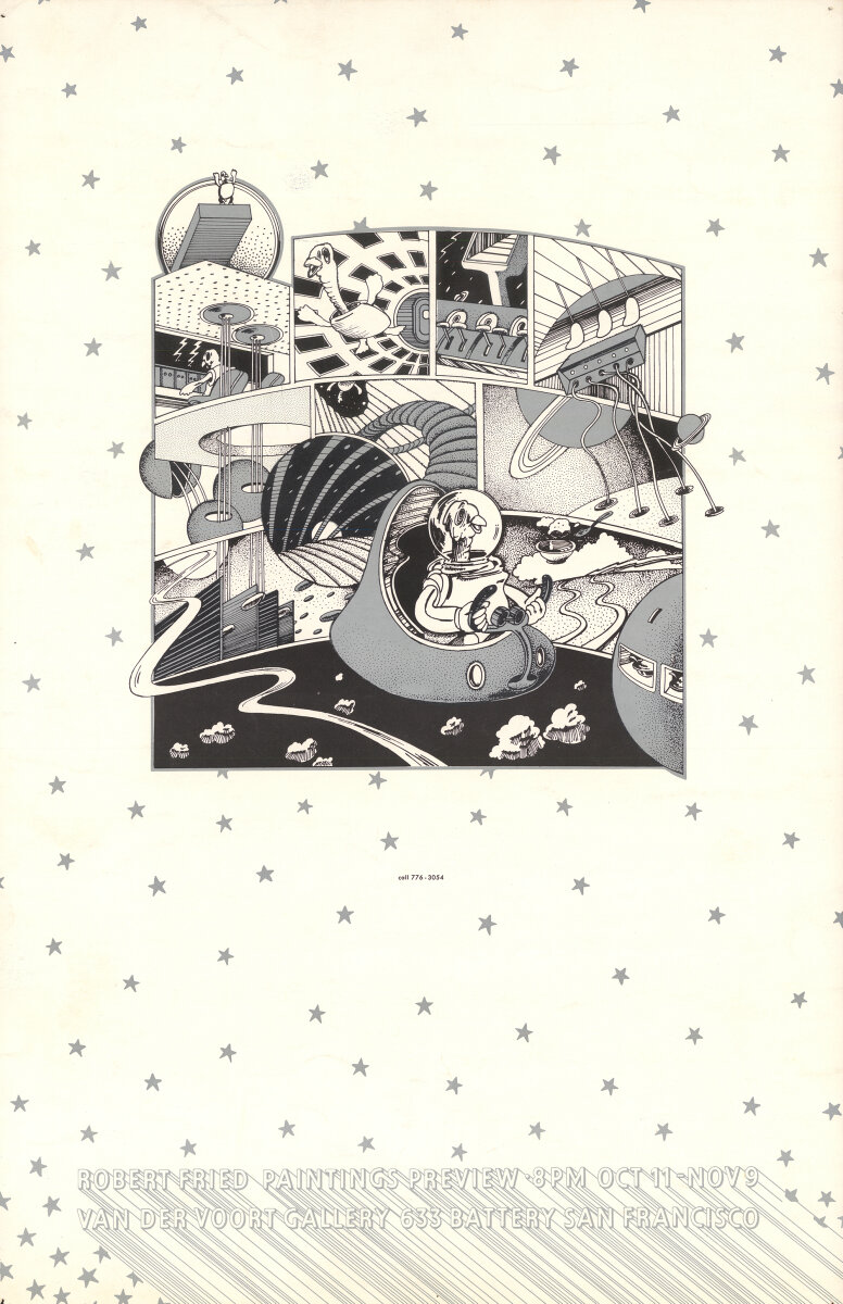 Robert Fried Paintings Preview Vintage Concert Poster from Van Der ...