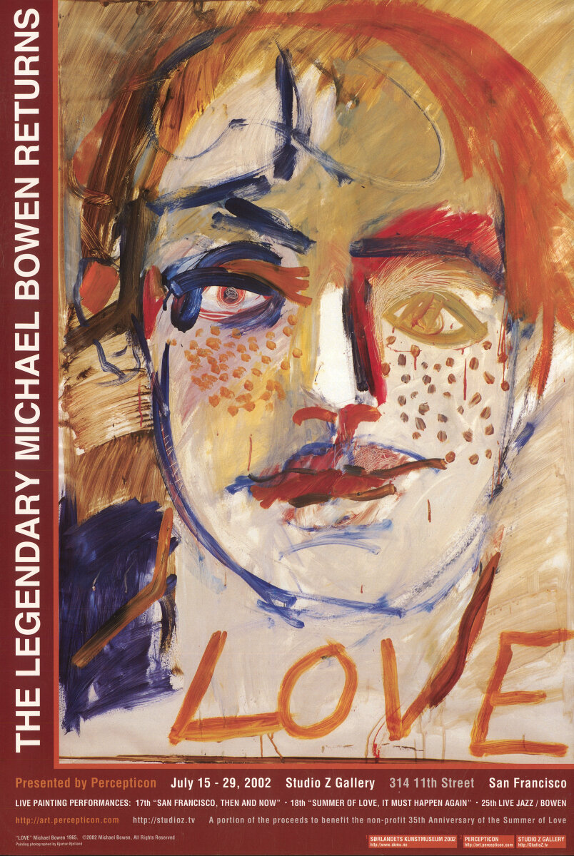 Michael Bowen Vintage Concert Poster from KPFK Studio Z, Jul 15, 2002 ...