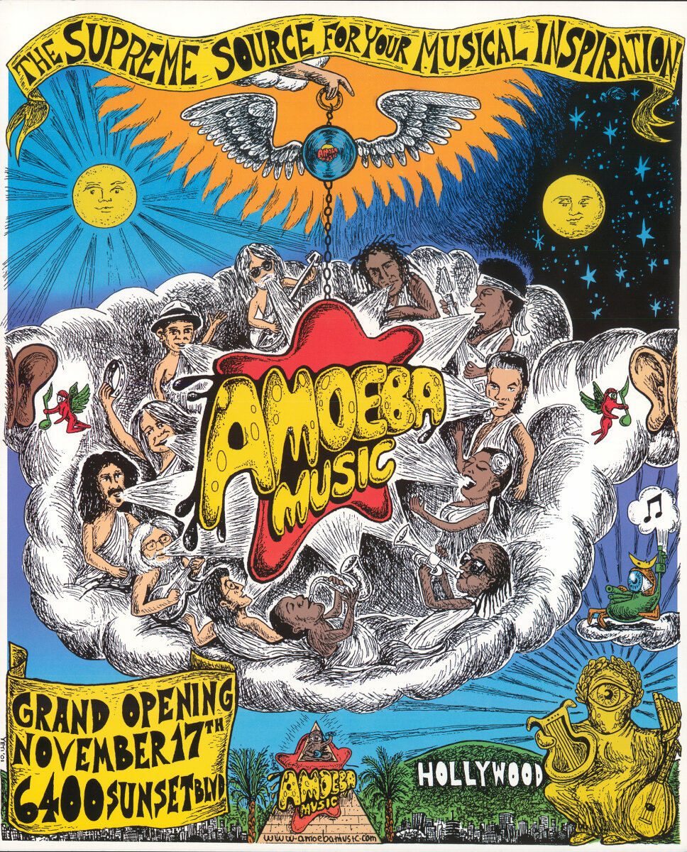 Amoeba Music Grand Opening Vintage Concert Poster from Amoeba Music ...