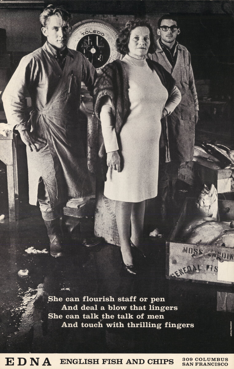 Edna Vintage Concert Poster from San Francisco, 1969 at Wolfgang's