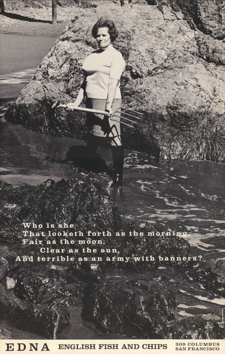 Edna Vintage Concert Poster from San Francisco, 1969 at Wolfgang's