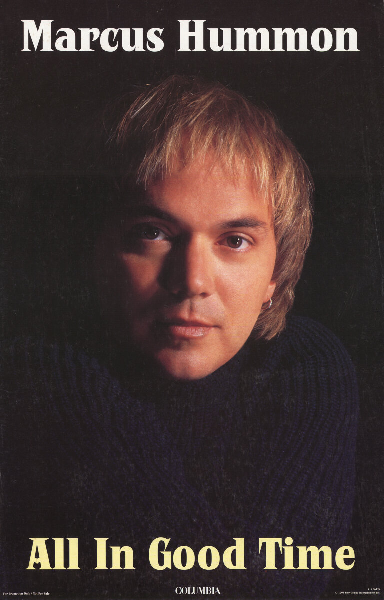 Marcus Hummon Vintage Concert Poster, 1995 at Wolfgang's