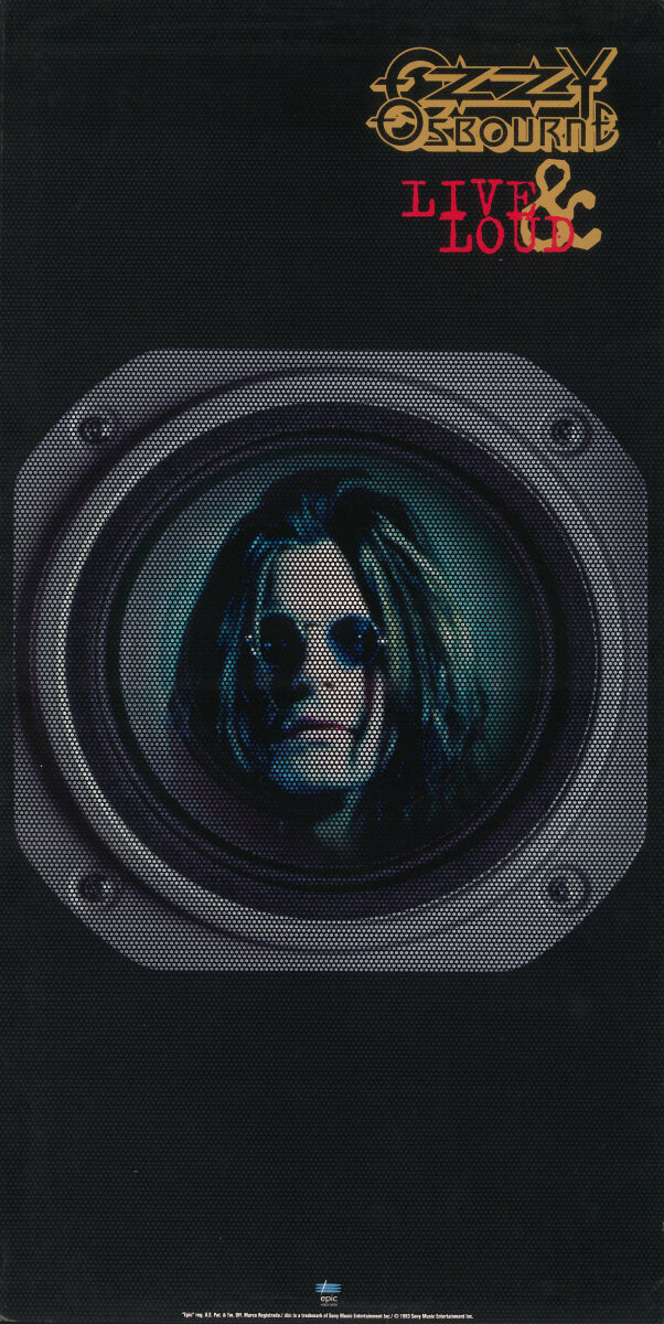 Ozzy Osbourne Vintage Concert Poster, 1993 at Wolfgang's