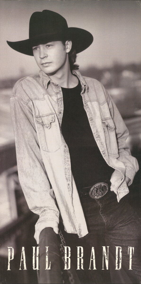 Paul Brandt Vintage Concert Poster, 1996 at Wolfgang's