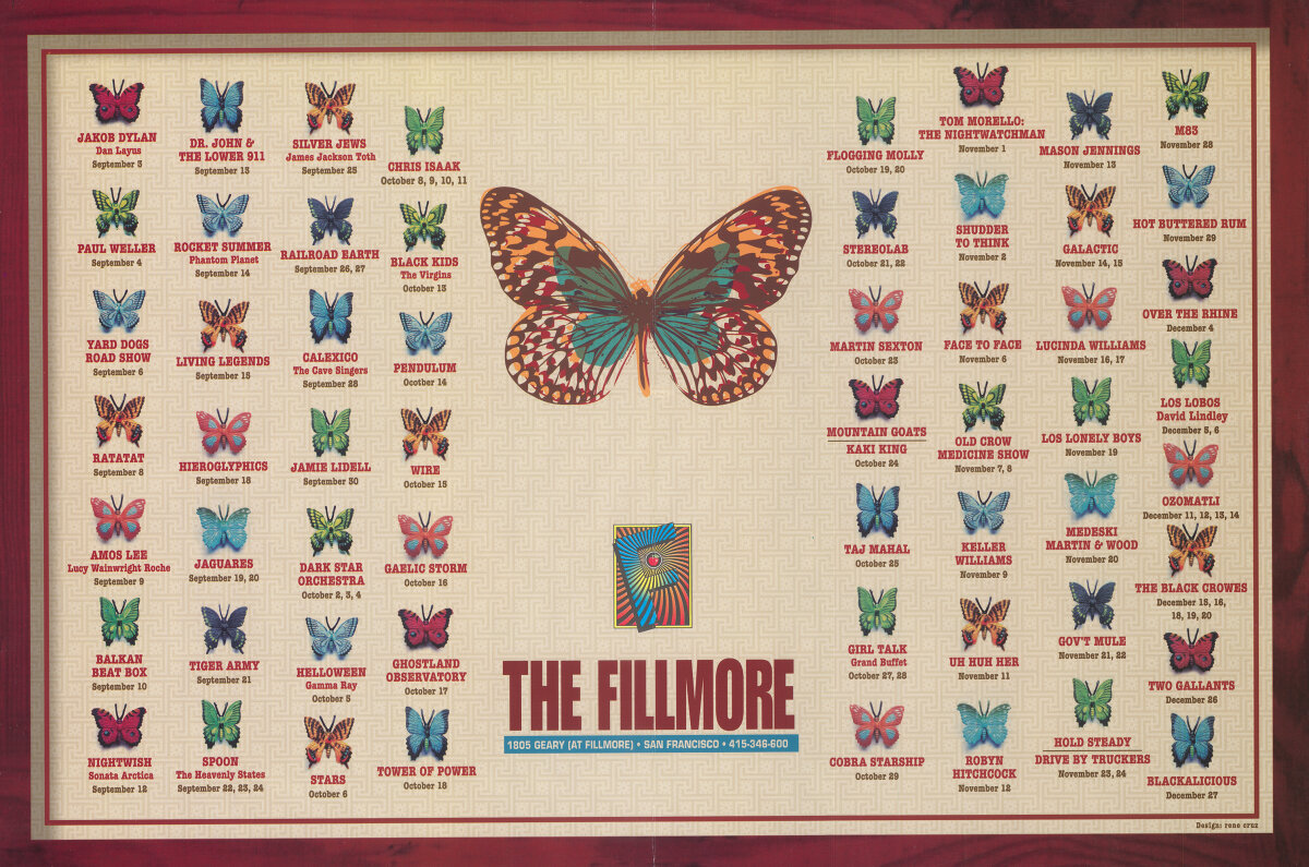 The Fillmore Vintage Concert Poster from Fillmore Auditorium, Sep 3 ...