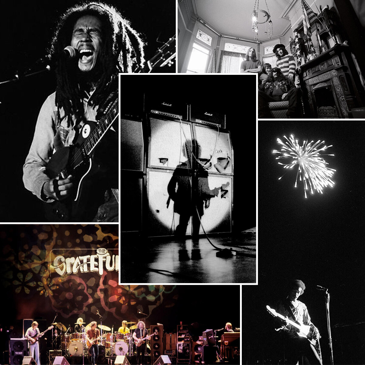 5 Poster Bundle Vintage Concert Poster Set, 1980 at Wolfgang's