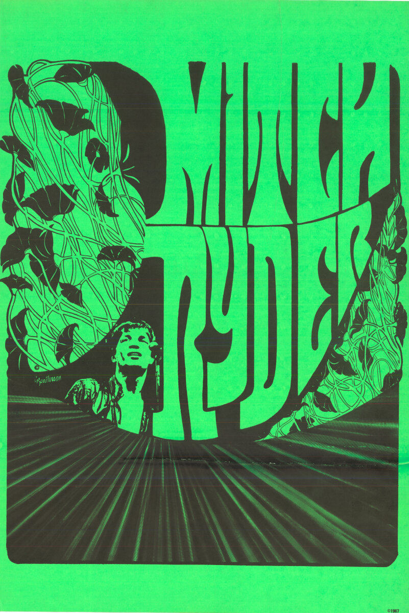 Mitch Ryder Vintage Concert Poster, 1967 at Wolfgang's