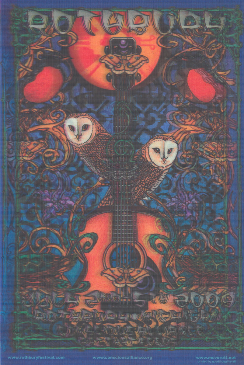 Rothbury Festival Vintage Concert Poster from Double JJ Ranch, Jul 2 ...