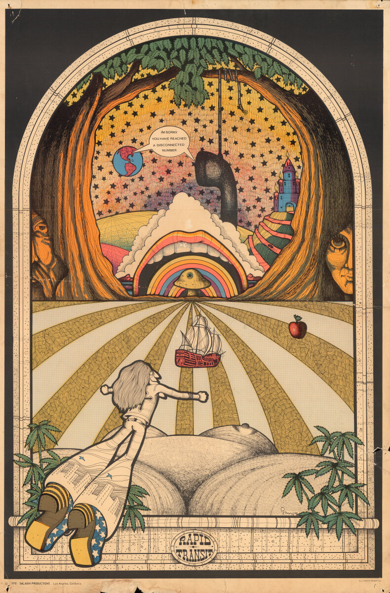 Rapid Transit Vintage Concert Poster, 1970 at Wolfgang's