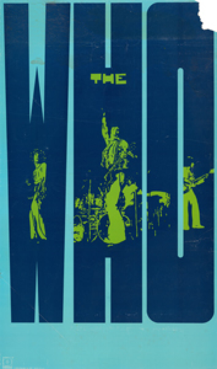 The Who Vintage Concert Poster, 1971 at Wolfgang's