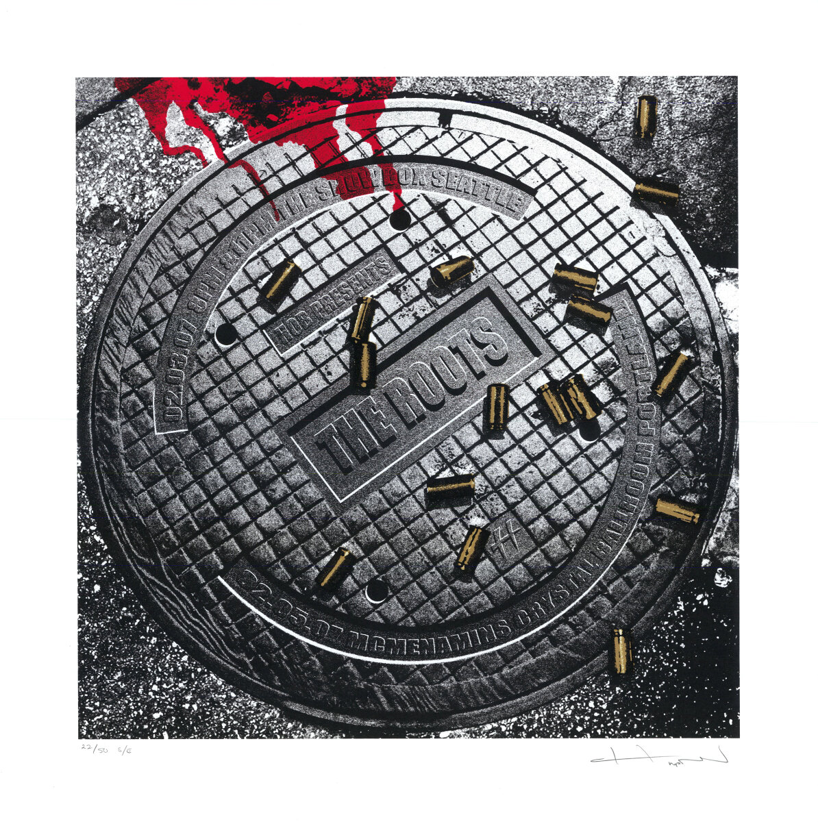 The Roots Vintage Concert Silkscreen, Feb 3, 2007 at Wolfgang's