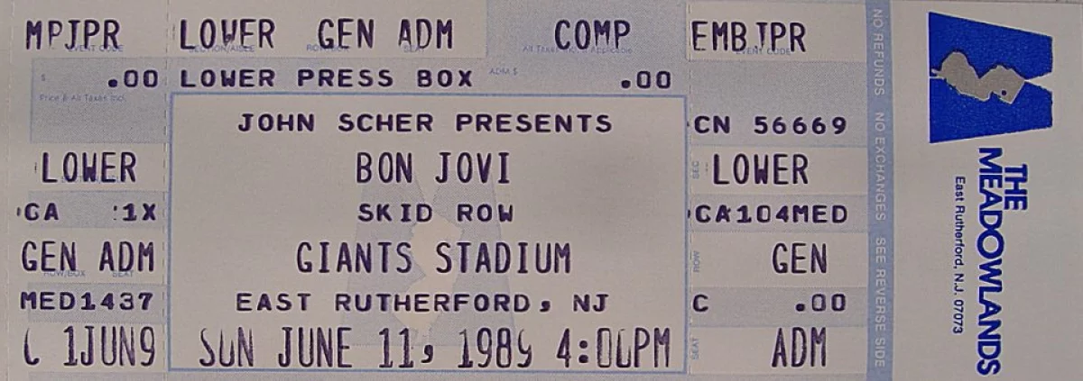 Neil Diamond Vintage Concert Vintage Ticket from Meadowlands Arena, Feb ...