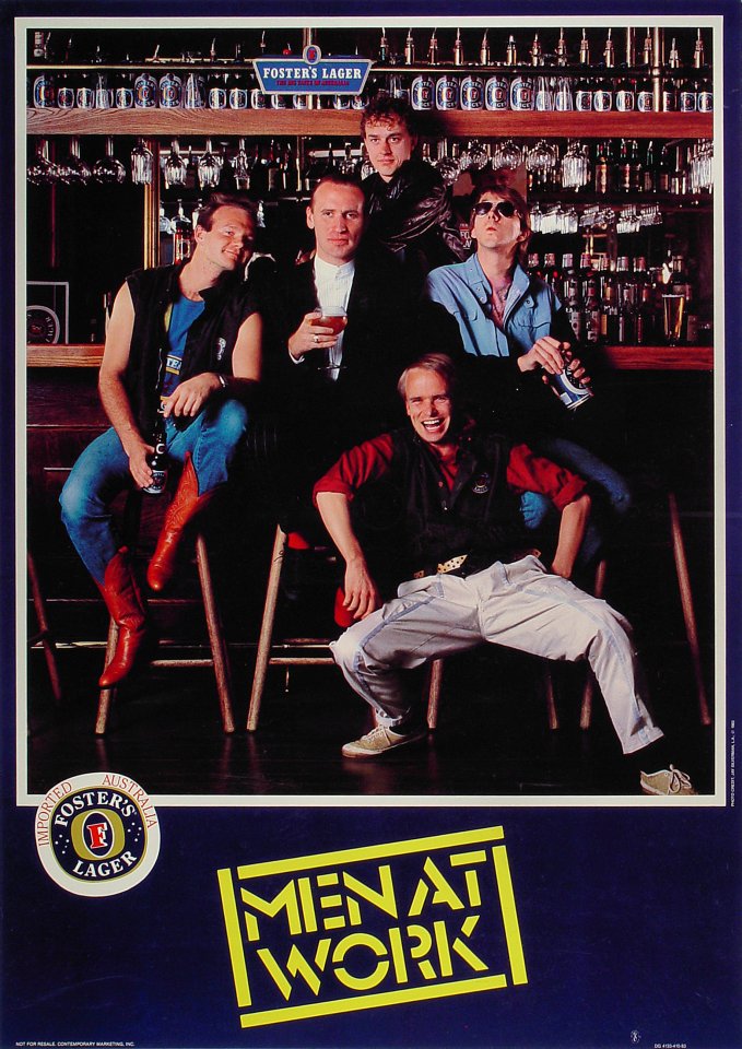 Men at Work Poster, 1983 | Wolfgang's