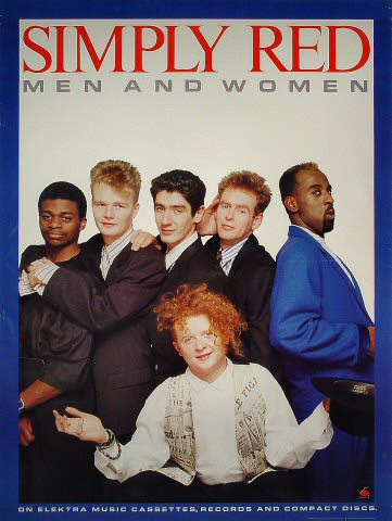 Simply Red Poster, 1987 | Wolfgang's
